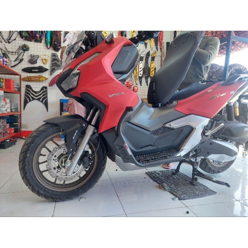 HONDA ADV 150 / 160 RED MOTOSHIELD HALF CRASH GUARD | Shopee Philippines