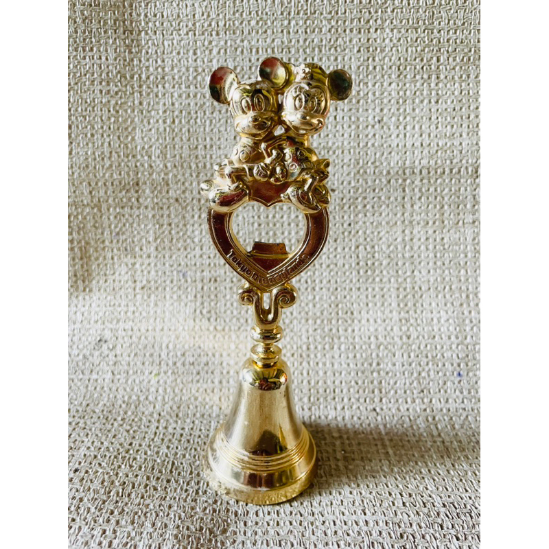 Disney Mickey Minnie Mouse Golden Dinner Bell Decor | Shopee Philippines
