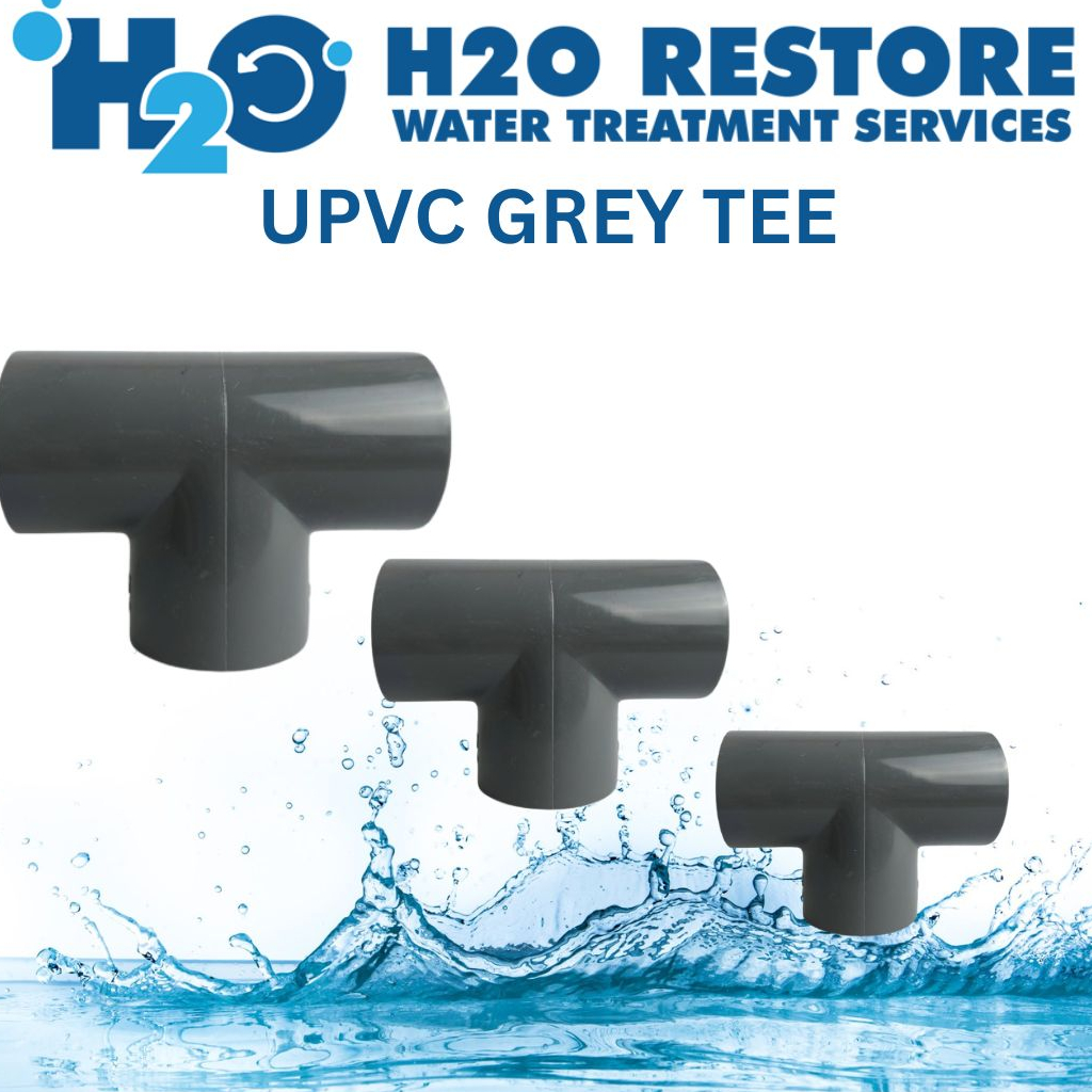 Tee UPVC Grey Fittings Different Variation Size for your needs | Shopee ...