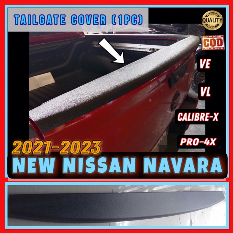 NISSAN NAVARA 2021-2024 TAILGATE RAIL GUARD COVER 1 PC | Shopee Philippines