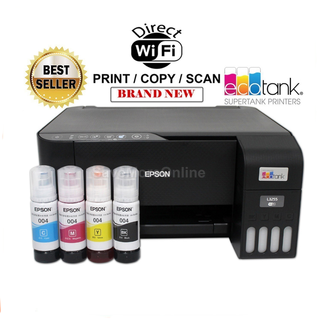 EPSON EcoTank L3255 Multi-function Printer Wireless CiSS READY TO SHIP ...