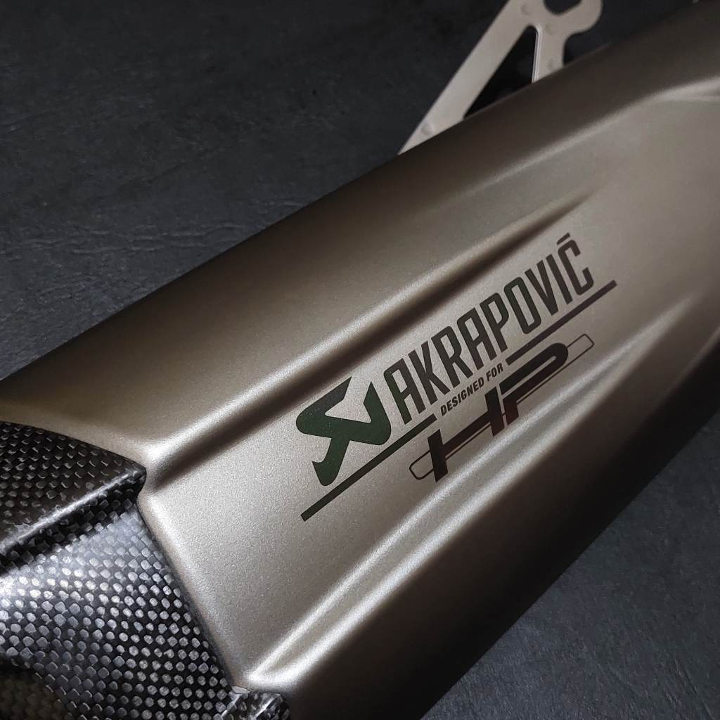 Akrapovic HP Dual hole Real Carbon Premium Quality muffler 51mm ...