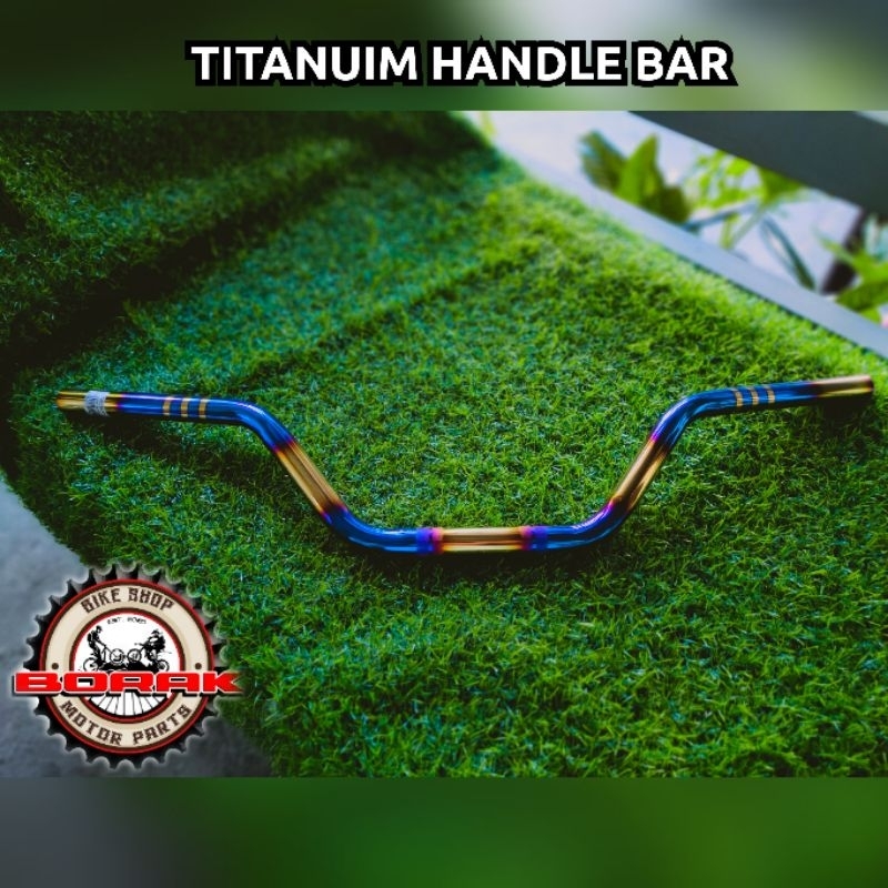 TITANUIM / GOLD HANDLE BAR fit to Tmx/Rusi/Racal/Skygo/Xrm | Shopee ...