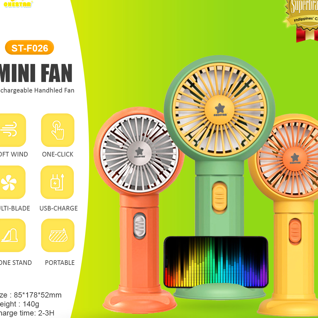 Mini Handy Fan Phone Stand Portable Rechargeable Fan Pocket Size USB ...