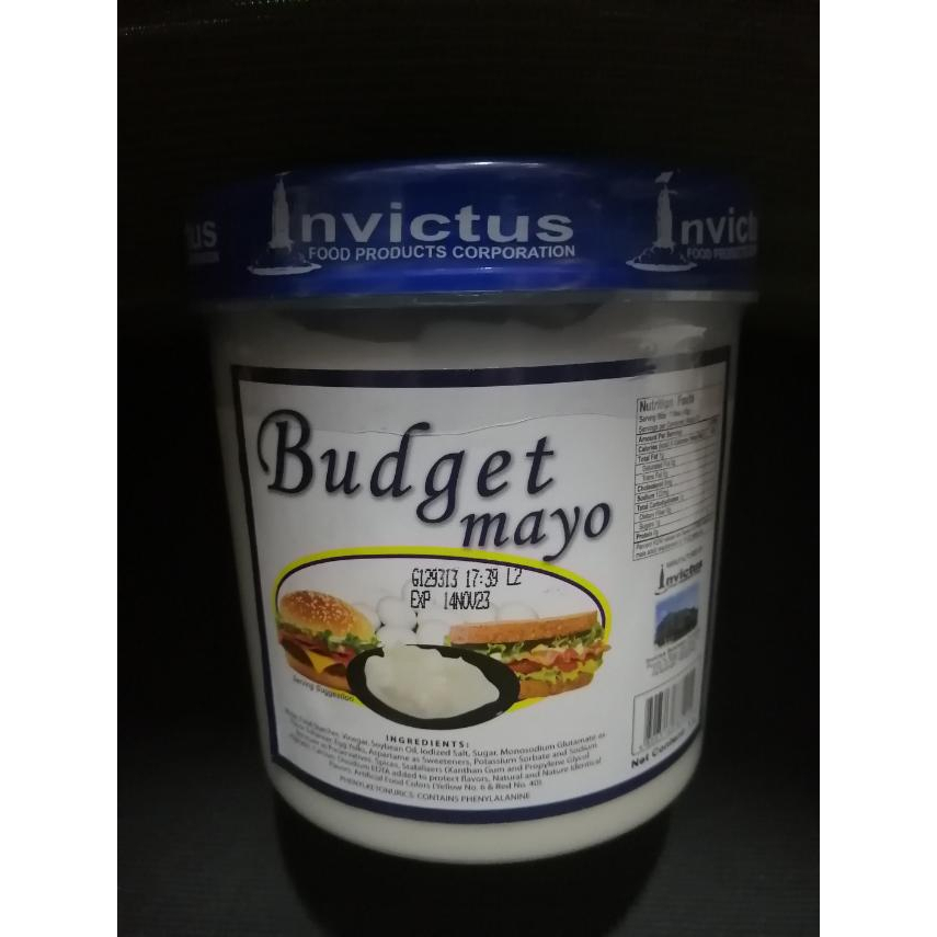 Invictus Budget Mayo 1kg | Shopee Philippines