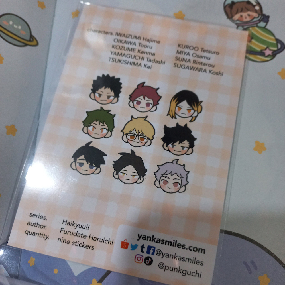 [Closing Apr 5] Haikyuu!! Timeskip Chibi Head Stickers (Set) | Shopee ...