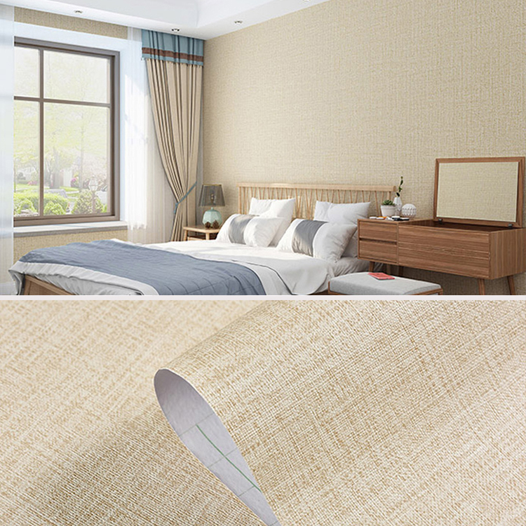 Aceking Wallpaer Dutch Flax Cream Design For Bedroom Wall Sticker PVC ...