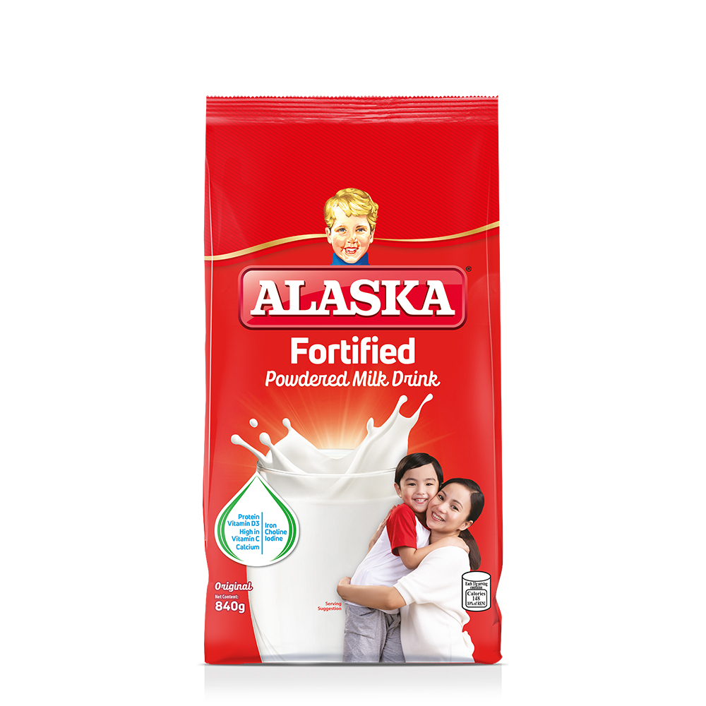 Alaska Fortified Powdered Milk Drink 840g | Shopee Philippines