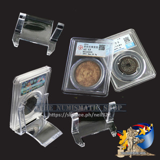 Acrylic Coin Slab Stand - Display stand for coin slabs, cards, photos ...