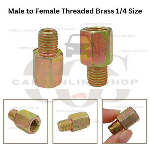 COS Yamaha Motorcycle Side Mirror Adapter Bolts Screw Metal Reverse ...