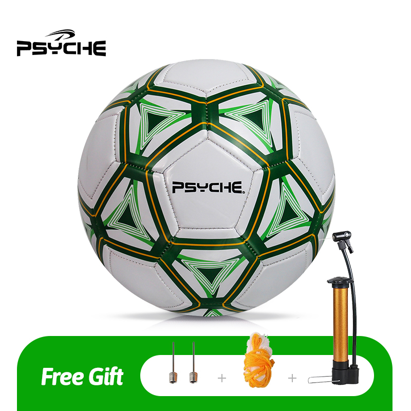 Psyche Soccer Ball Leather Football Official Size 5 Classic Outdoor ...