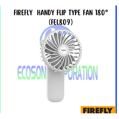 180° Handy Flip Type Fan Multi Function Table Fan Firefly Fel809 ...