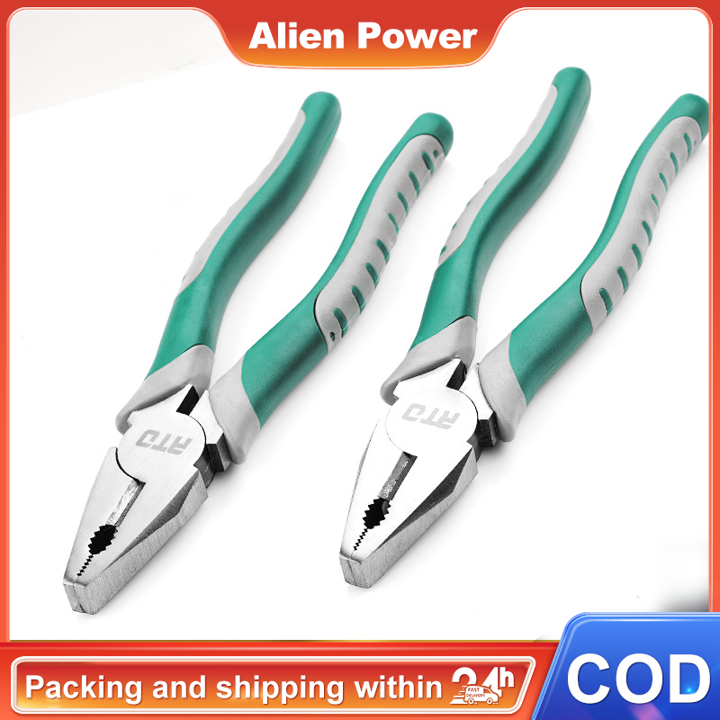 ATO pliers 45 steel 8 inch forged tiger skin steel wire pliers 200mm ...