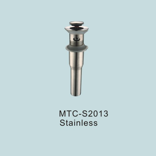 High end sus304 stainless pop up & flip basin water and waste drain P.O ...