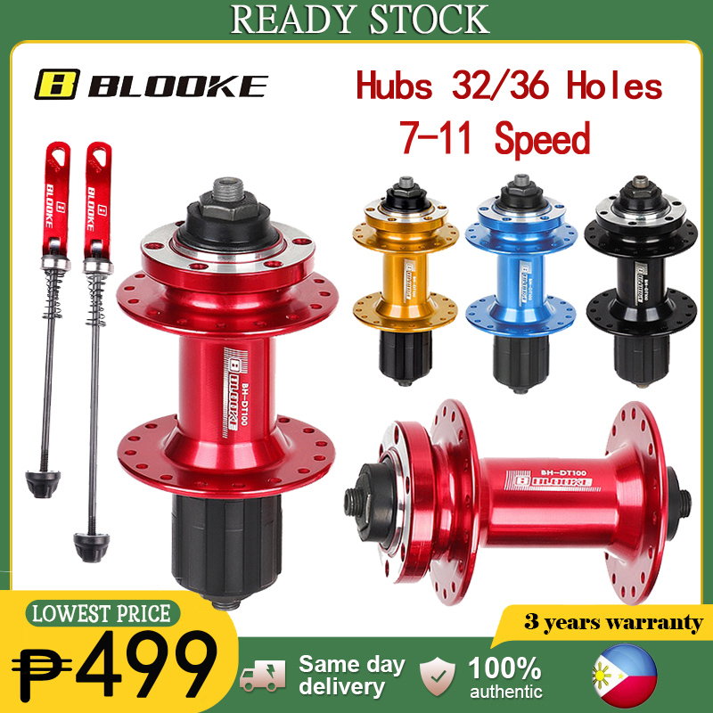BLOOKE 32/36 holes mtb bike quick hub ball bearing aluminum alloy ...