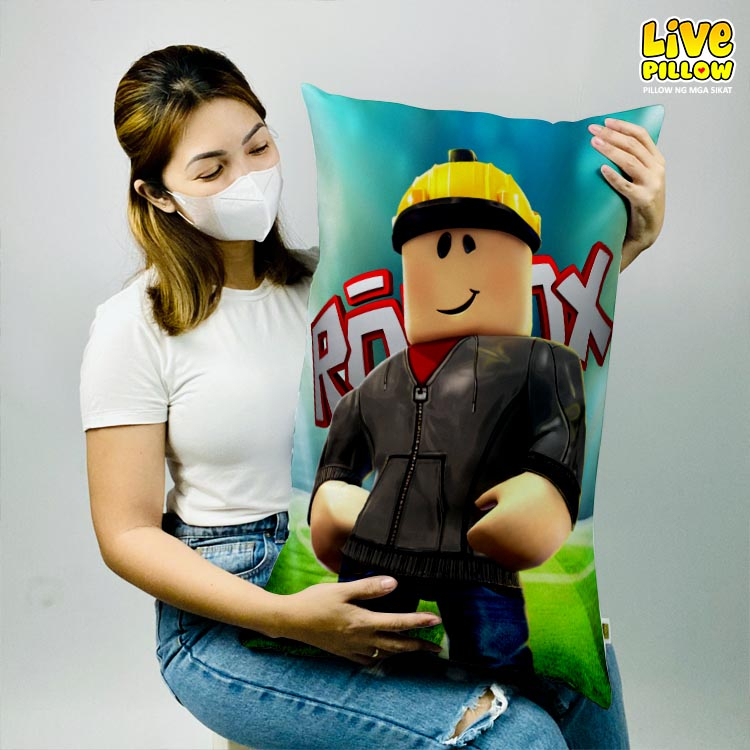 LIVEPILLOW Roblox robux pillow case with insert BIG size 18x28 inches ...