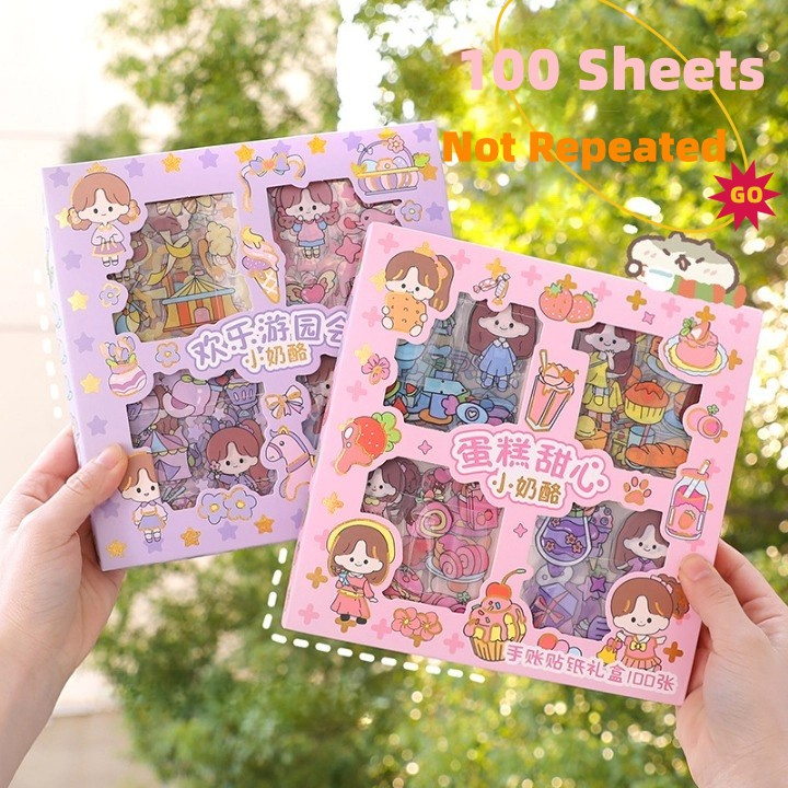 100 pieces of waterproof notebook stickers can be used for notebooks ...