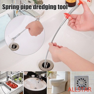 Iron Wire Drain Snake Sticks Clog Remover Cleaning Spring Pipe Dredging ...