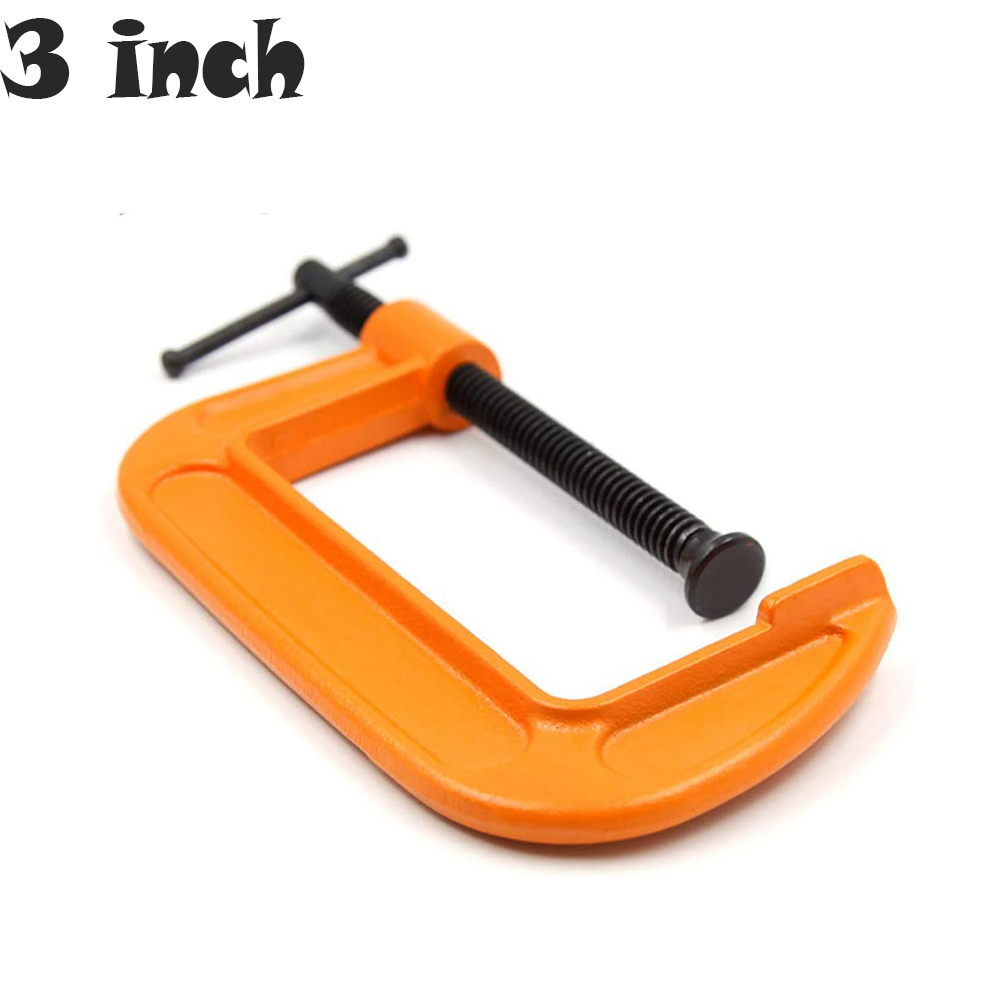 (Akape) Edge Clamps Heavy duty Thick C-Clamp Woodworking fixtures Clamp ...