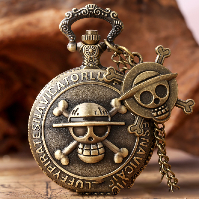 Luffy One Piece Quartz Pocket Watch Men's Clock Women's Gift Unique ...