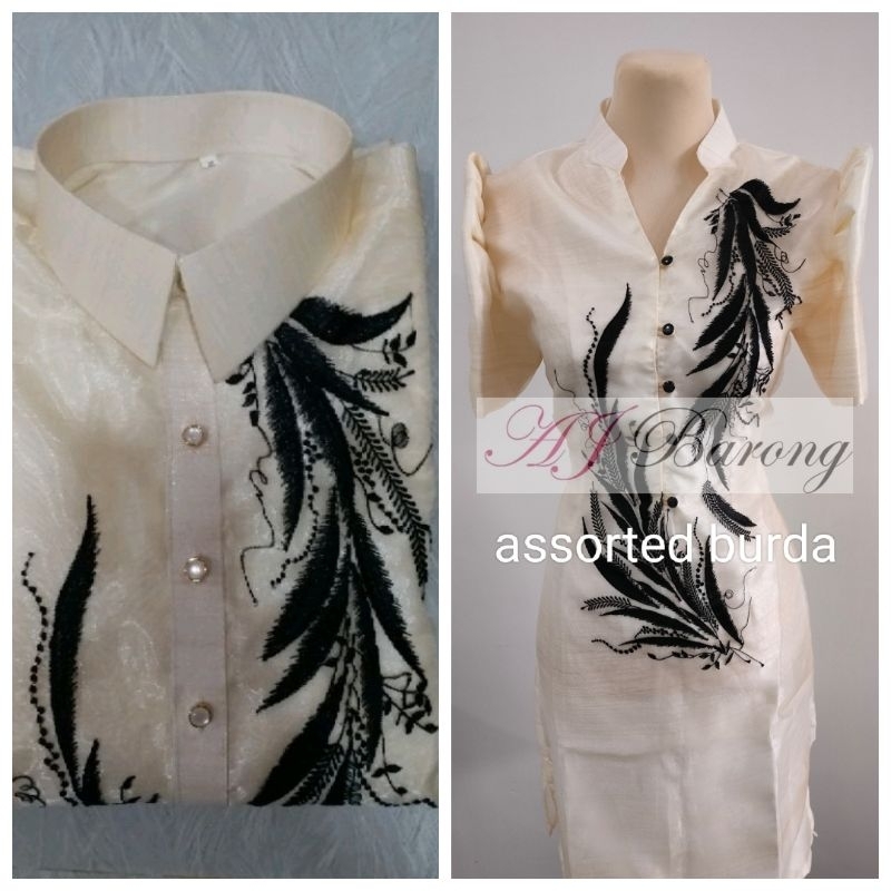 couple barong BD 04 BW 03 boy and lady barong dress maria clara ...