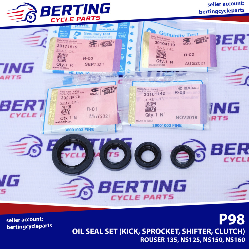 ENGINE OIL SEAL Rouser NS125 135 NS150 NS160 Kawasaki CT125 CT150 Boxer ...