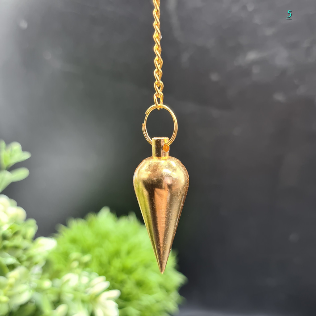 Bronze Cone Pendulum - Metal Pendulum - Dowsing Tool - Pointed Pendulum ...