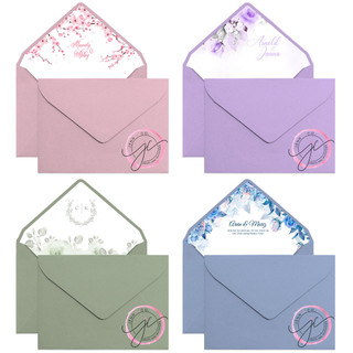 envelope with liner for weddings invitation 5R 4R | Shopee Philippines