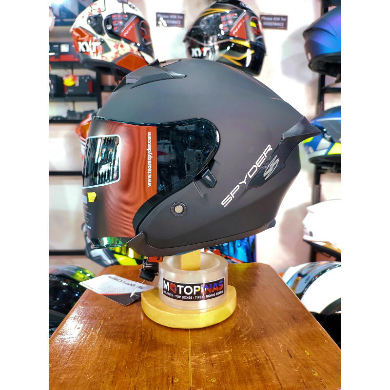 Spyder Fuel Half Face Dual Visor Helmet | Shopee Philippines
