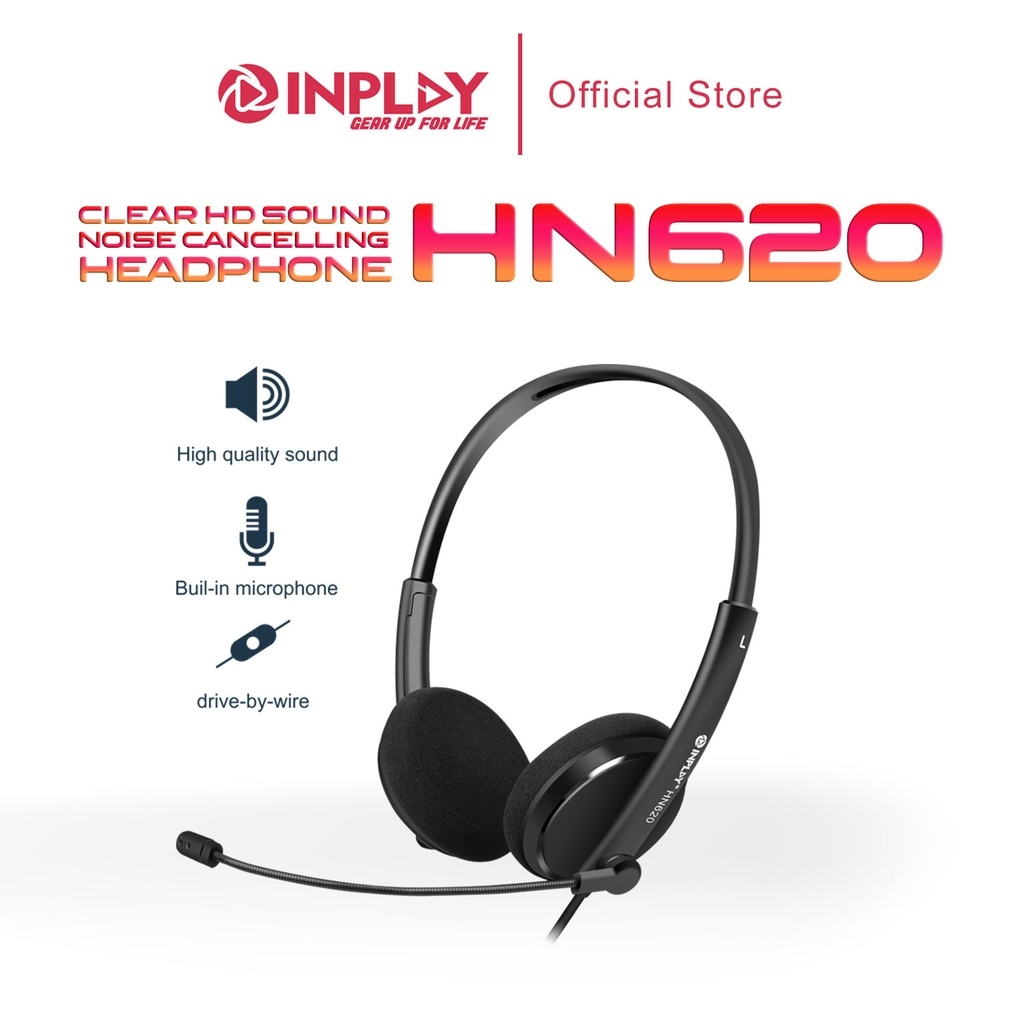 Inplay HN620 Headset Noise Cancelling Headphone For Laptop / Computers ...