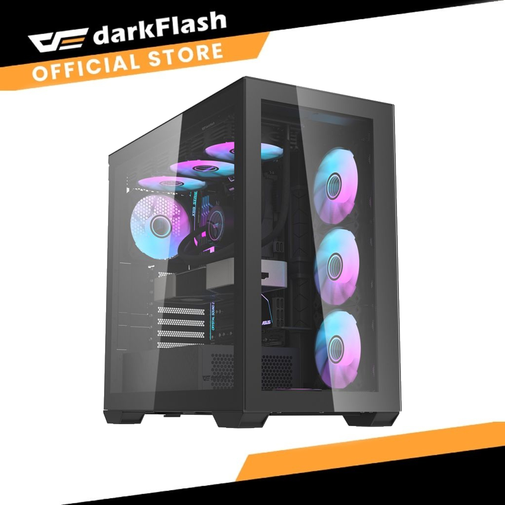 Darkflash DLX4000 Glass Selection PC Gaming Case | Shopee Philippines