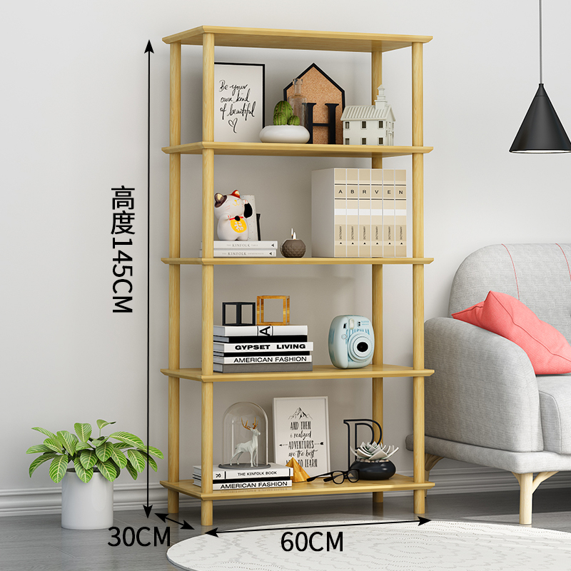 【High-Grade】Multi 3/4/5/6 Layers Shelf Storage Rack Standing Solid Wood ...