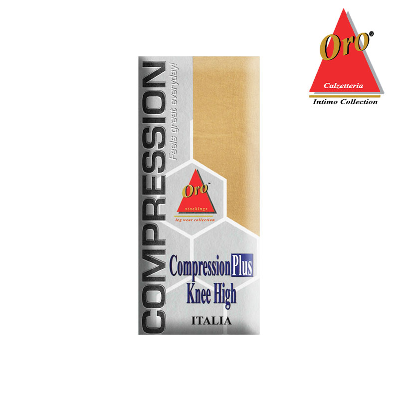 Oro Compression Plus Stockings Knee High 1 Pair | Shopee Philippines