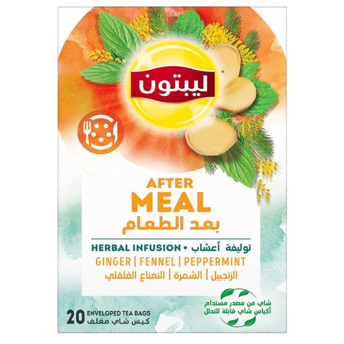 LIPTON Herbal Infusion After Meal 20 Teabags | Shopee Philippines