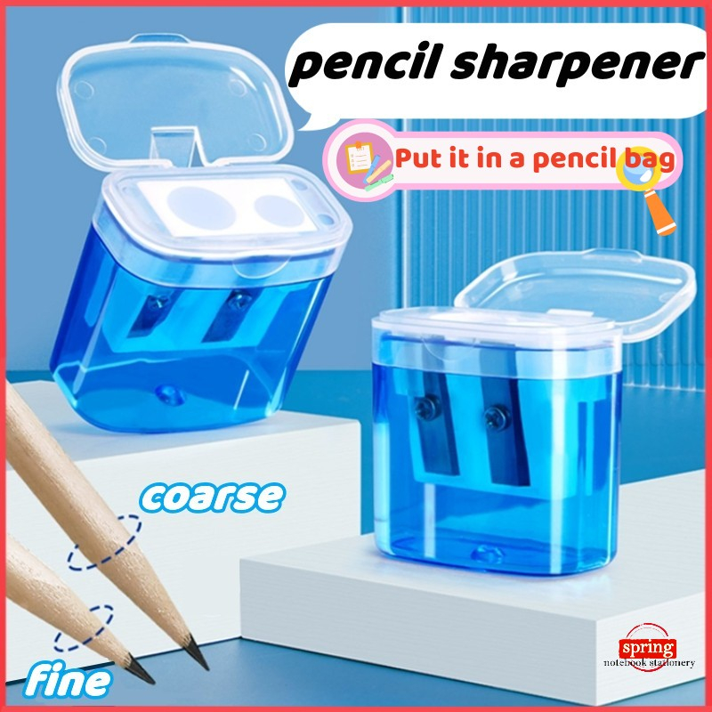 Double Hole Pencil Sharpener Manual Mechanical Pencil Sharpener Hole ...