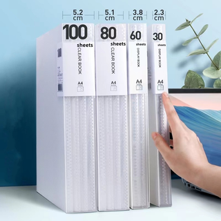A4 Large capacity transparent File Folder Multi-layer file organizer ...