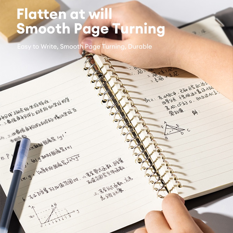 Deli Binder Notebooks A5/B5 60Sheets Loose-Leaf Refillable Spiral ...