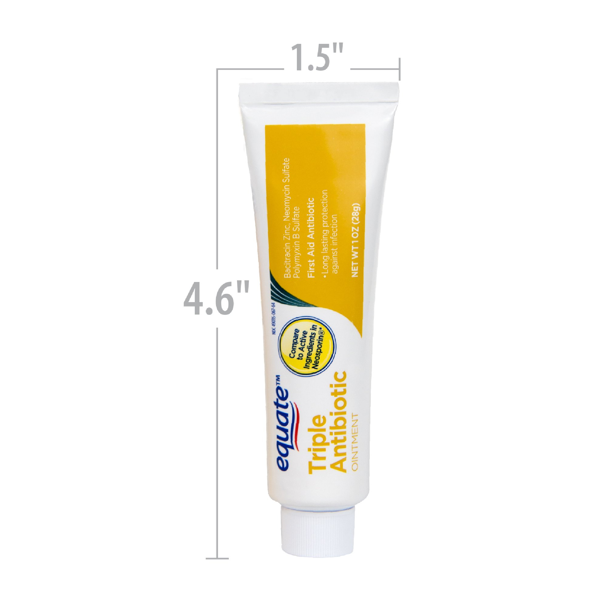 Equate First Aid Triple Antibiotic Ointment, Infection Protection, 1 oz ...