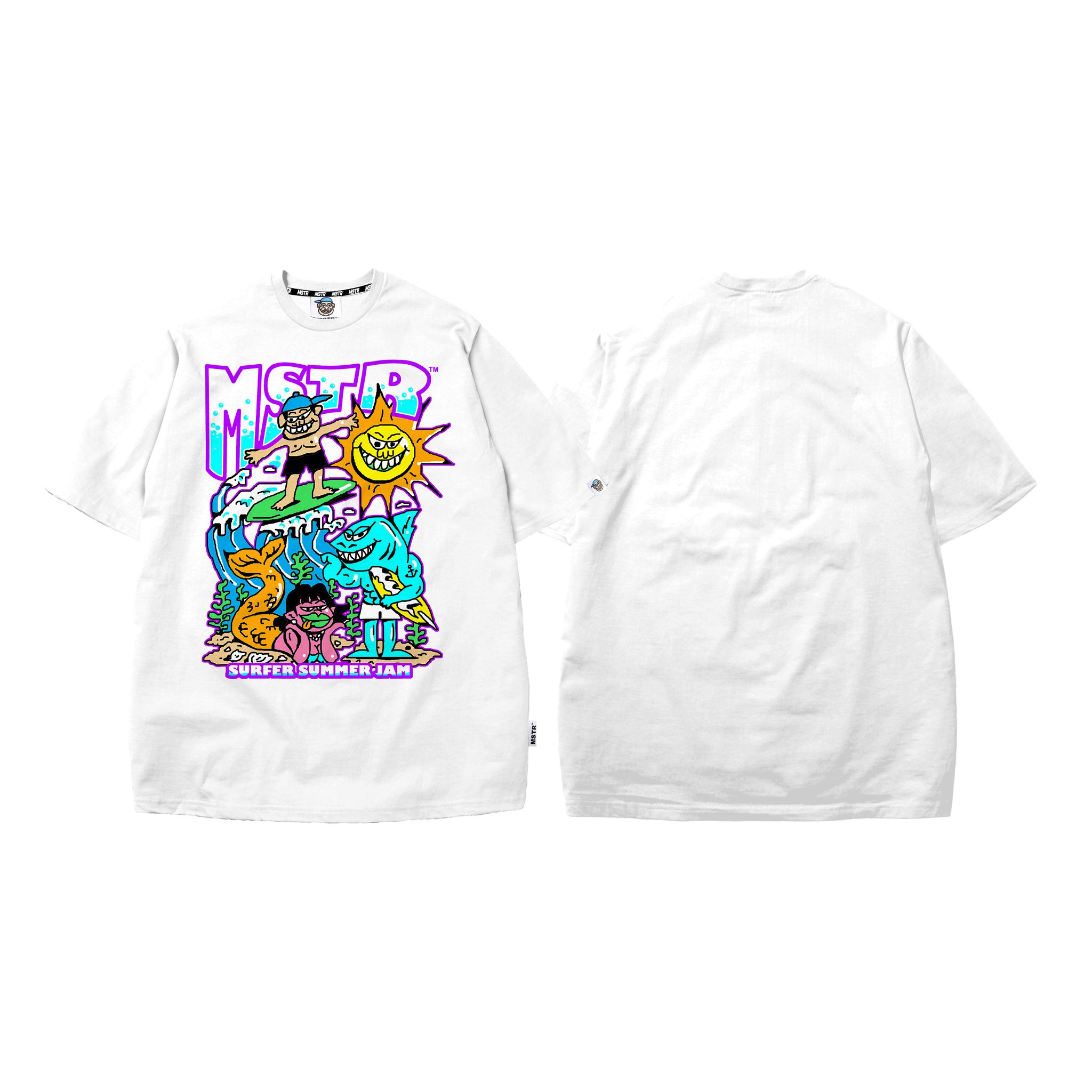 MSTR CO. - SUMMER COLLECTION 2023 "SHARKBOY" Men T-Shirt (White ...