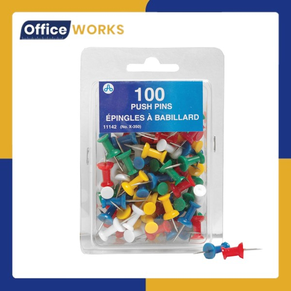 Push Pin 100's for School and Office | Shopee Philippines