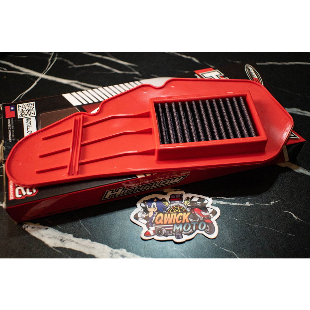 RS8 Highflow Washable Air Filter (Click 125/Click 150/Airblade ...