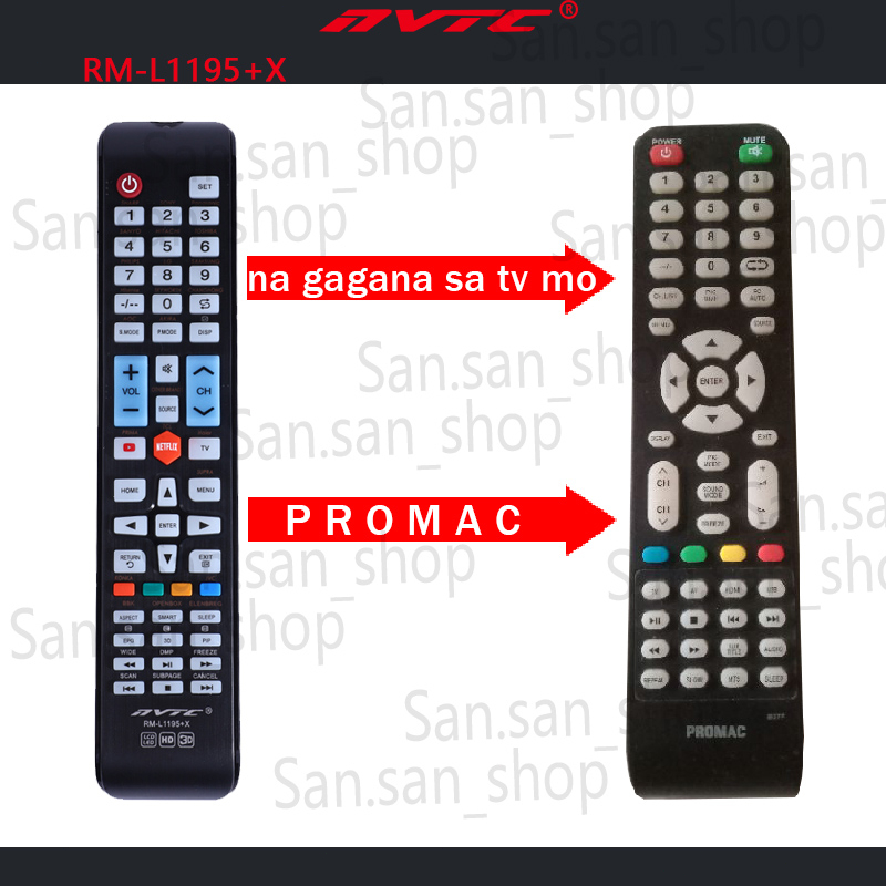 Universal remote control for promac smart tv remote(universal) na ...