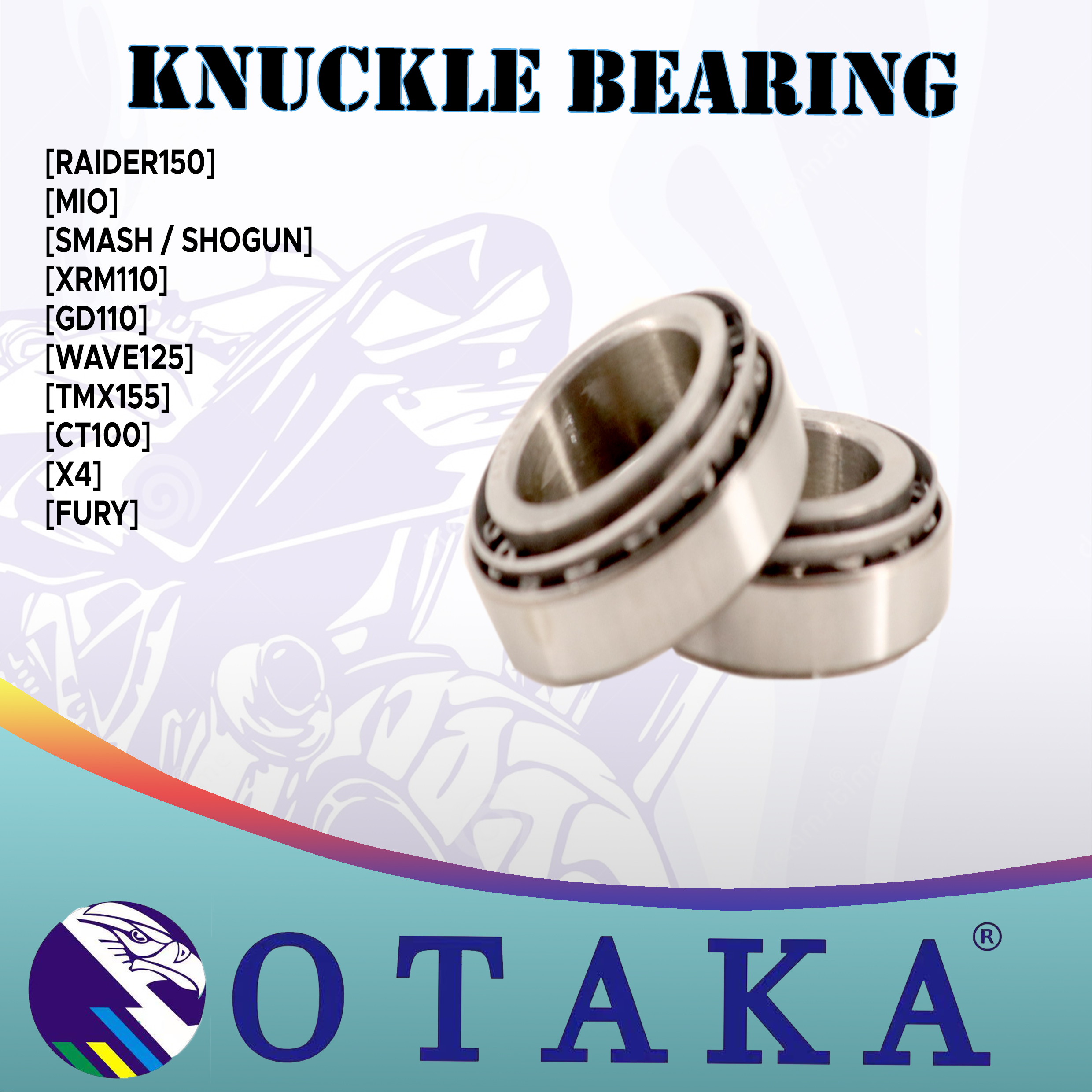 KNUCKLE BEARING (OTAKA) FOR VARIOUS MOTORCYCLE BRAND AND MODEL | Shopee ...