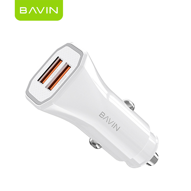 BAVIN PC897 Car Charger Dual USB Port Fast Charging For Various Mobile ...