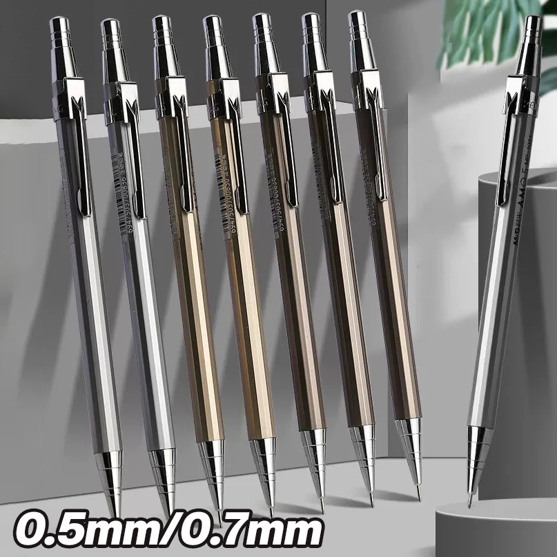 0.5/0.7mm Metal Mechanical Pencil 2B Automatic Pen Press Pen Automatic ...