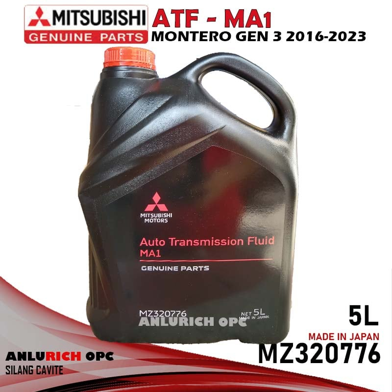 MITSUBISHI Auto Transmission Fluid MA1 5L for Montero Gen 3 2016-2023 ...