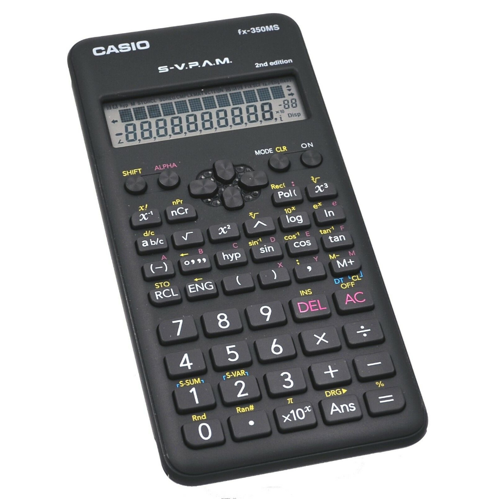 Casio Scientific Calculator FX-350MS-2 (FX350MS-2 FX 350MS-2) | Shopee ...