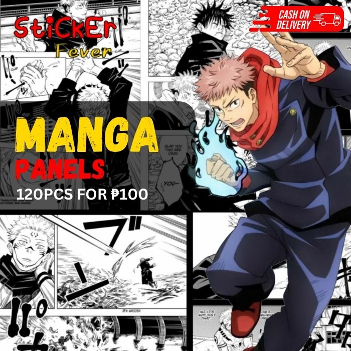 Anime Manga Panels Wall Decoration Manga Sticker size A6 4x6 inch ...