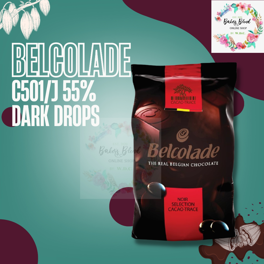 Belcolade CT C501/J 55% Dark Chocolates Drops | Shopee Philippines