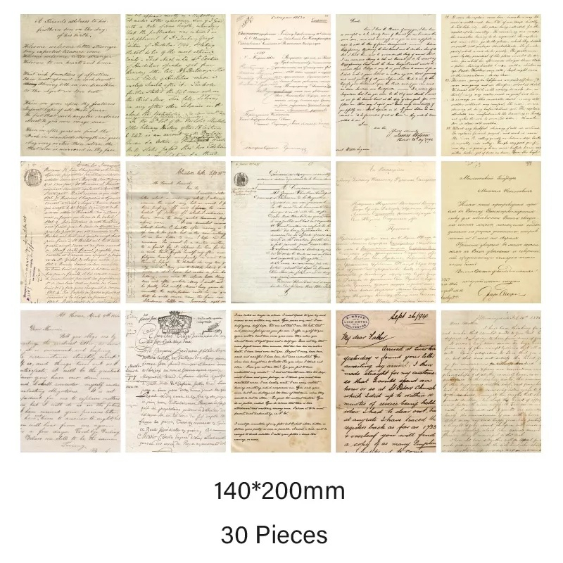 30pcs/pack Vintage material paper Vintage inspiration series DIY hand ...